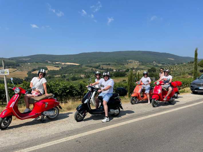 Vespa Tour in Chianti on the Tuscan Hills